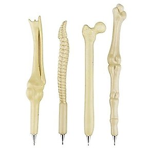 Bettli 6" Skeleton Bone Pens - Halloween Candy Alternative (Package of 12) (Bone)