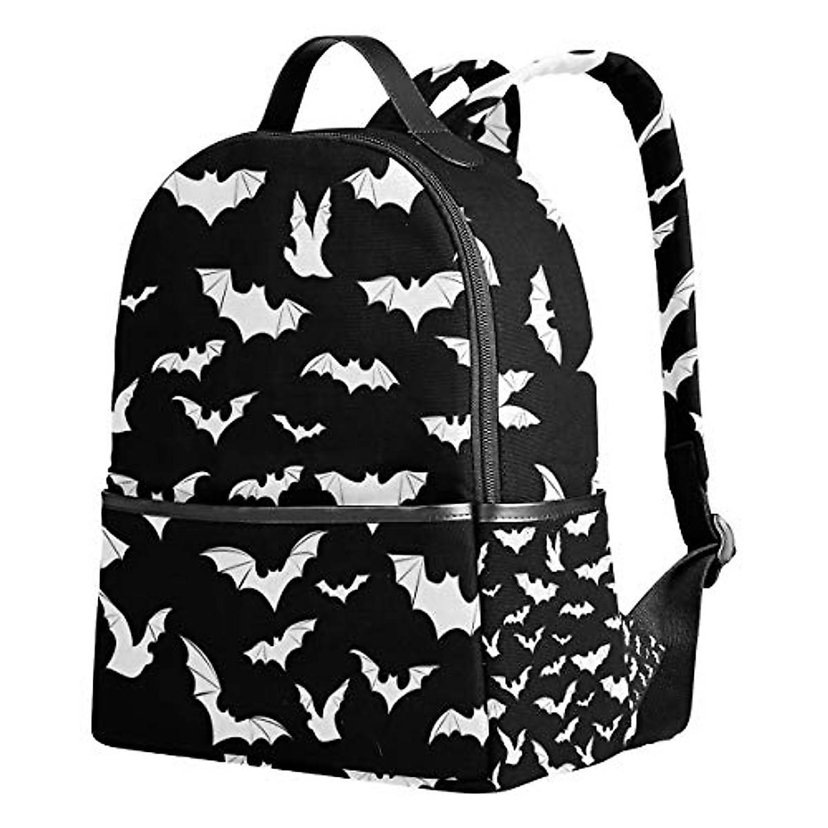 One Bear Mini Backpack Purse Cute Small Daypacks Fashion Casual Lightweight Backpack for Girls and Women Bat