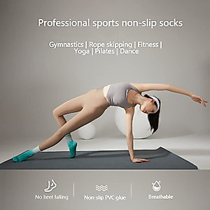 EGEN Dye Tie Yoga Socks for Women Man Novelty Print Non Skid Socks Non Slip Grip for Pilates Barre Ballet Sport (Red)