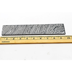 Whole Earth Supply Damascus Twist Twisted Billet Knife Making Knives Blank Blade Bar Steel Blanks Layers