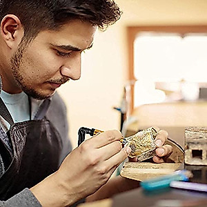 TUNTROL Thicken 1/4" Flexible Shaft Rotary Tool, 780W Flex Shaft with Foot Pedal, Hanging Grinder Carver Electric Multi-function Metalworking Tools Repair Kit