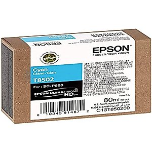 Epson T850200 T850 UltraChrome HD Cyan -Ink