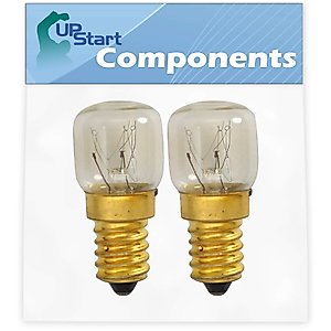 2-Pack 4173175 Light Bulb Replacement for Whirlpool & KitchenAid Ovens - Compatible with Whirlpool WP4173175 & Part Number AP6009180, 4173175, 3178521, 4452166 Light Bulbs