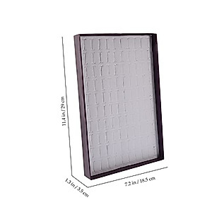 STOBAZA 8 Pcs Simple Jewelry Tray Display Tray Ring Organizer Box Jewelry Showcase Jewelry Presentation Hoop Earring Ring Display Case Jewelry Organizer Trays Ring Organizer for Jewelry