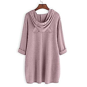 with Shirt Suetas De Fur Sweatshirt for Ladies White Shirt with Heart Long Sleeve Shirt Women Funny Valentines Hamper Ideas Valentine Day Ideas for Registered Sweatshirt