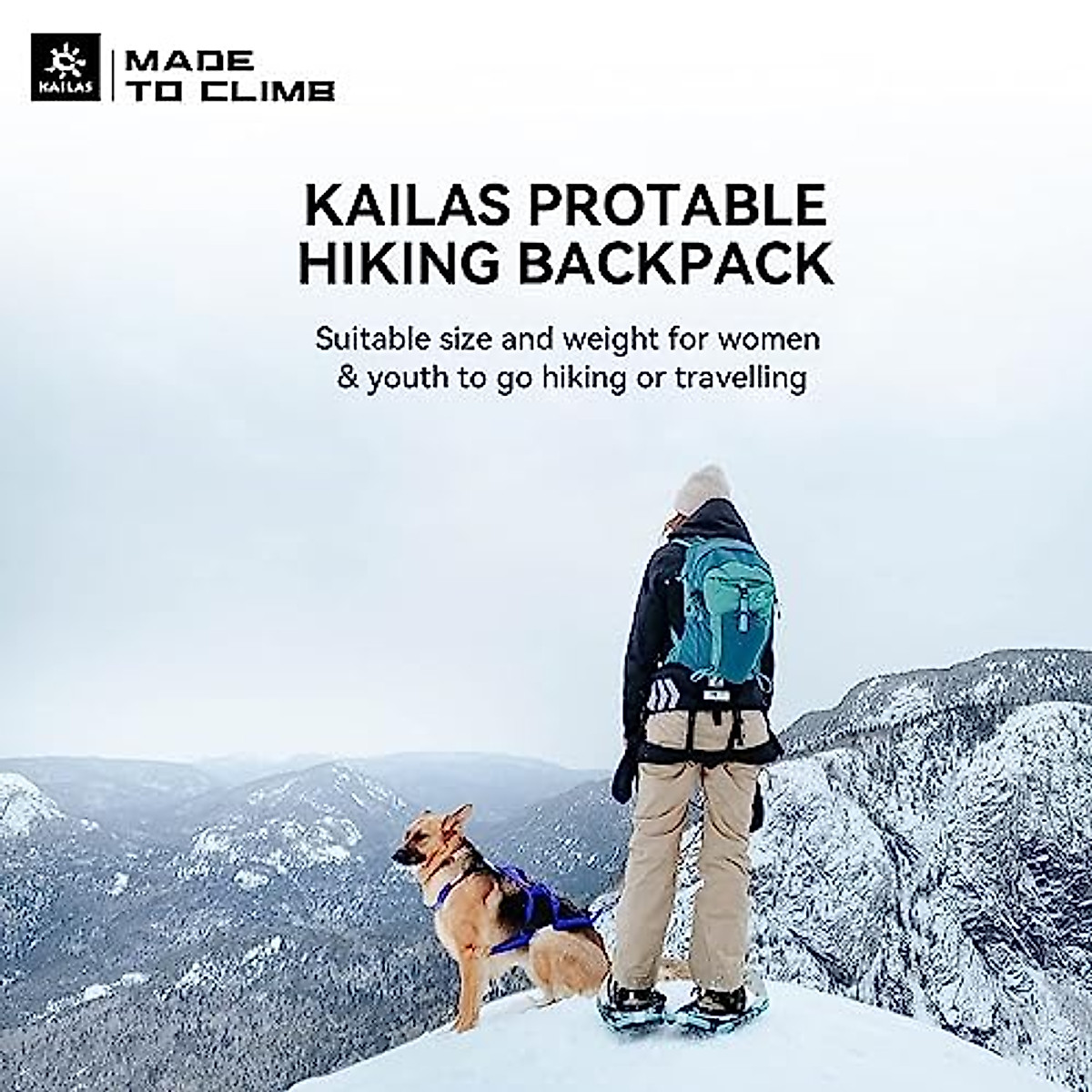 KAILAS Hurricane 20L Small Hiking Backpack Lightweight Daypack for Women Men Travelling Camping Outdoor Trekking Dark Green