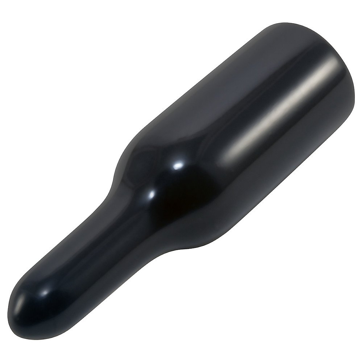 Caplugs 99392837 Plastic EZ Pull Tab Cap EZ-312-12, Vinyl, Cap ID .312" Length .122", Black (Pack of 160)