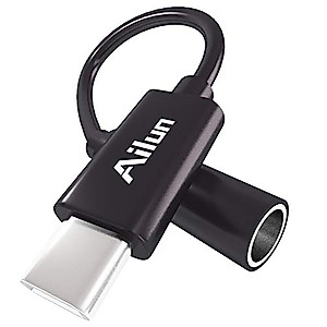 Ailun USB C to 3.5mm Hi-Res Audio Adapter Type C Male to Female Aux Jack Stereo Earphone Headphone Dongle Cable Cord Converter for USB C Devices