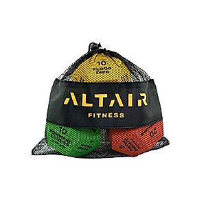 Altair Exercise Dice - Full Body HIIT Workout - Perfect for Home Gym Bodyweight Workout, Strength Training & Cardio, Three 12-Sided Workout Dice, Illustrations & Mesh Bag