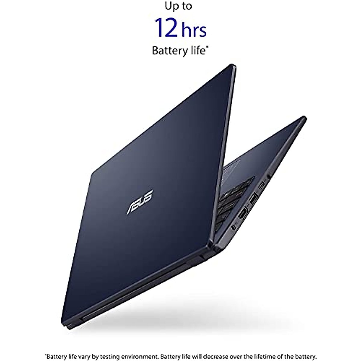 ASUS 2022 L410 Thin Light Student Laptop Computer, 14" FHD Display, Intel Celeron Processor, 4GB RAM, 512 GB Storage, 12Hours Battery, Backlit Keyboard, Windows 10 + 1 Year Microsoft 365, Star Black