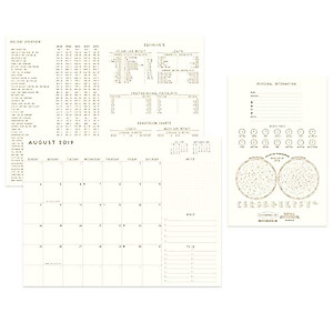 DesignWorks Ink, 17-Month Dated Simple Planner (August 2020 - December 2021), 6" x 8", Teal - Ready to Rock
