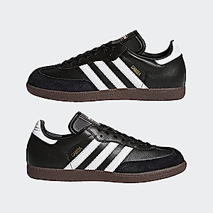 adidas Men's Samba OG Shoe, Black/White/Black, 8.5 US