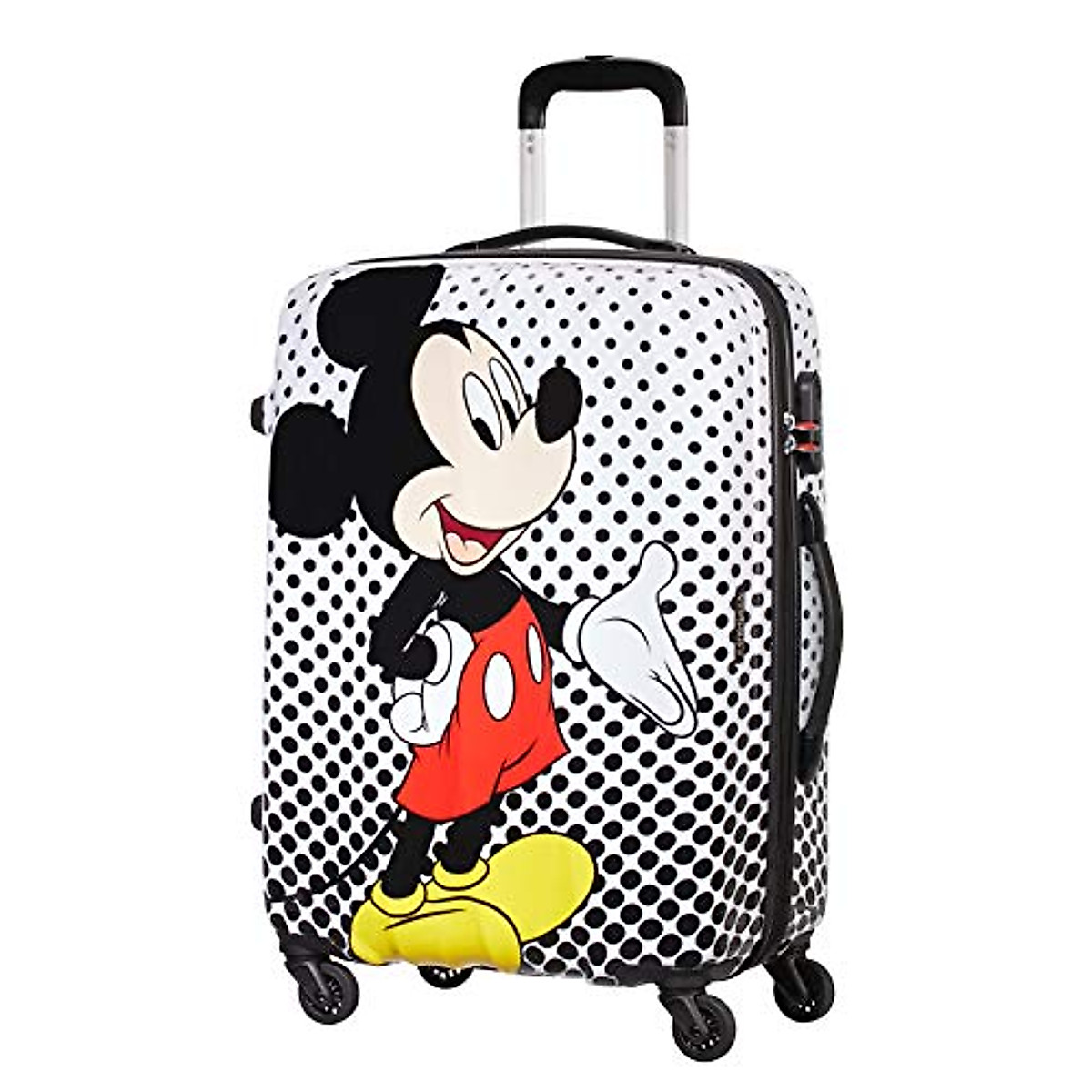 American Tourister Hand Luggage, Multicolour (Mickey Mouse Polka Dot), 65 Centimeters