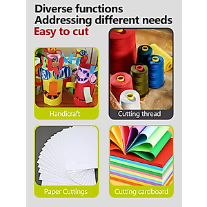 ANJOBIBI,Safety Craft Scissors For Kids 3-Pack,Preschool Training Scissors,Ergonomic Handle Perfect for Paper Cutting-2.0 (Pink+ Baby blue+ Deep Blue)