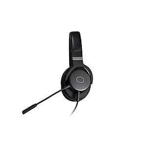 Cooler Master MH-751 MH751 2.0 Gaming Headset with Plush, Swiveled Earcups, 40mm Neodymium Drivers, and Omni-Directional Boom Mic for PC, PS4, and Xbox,Black