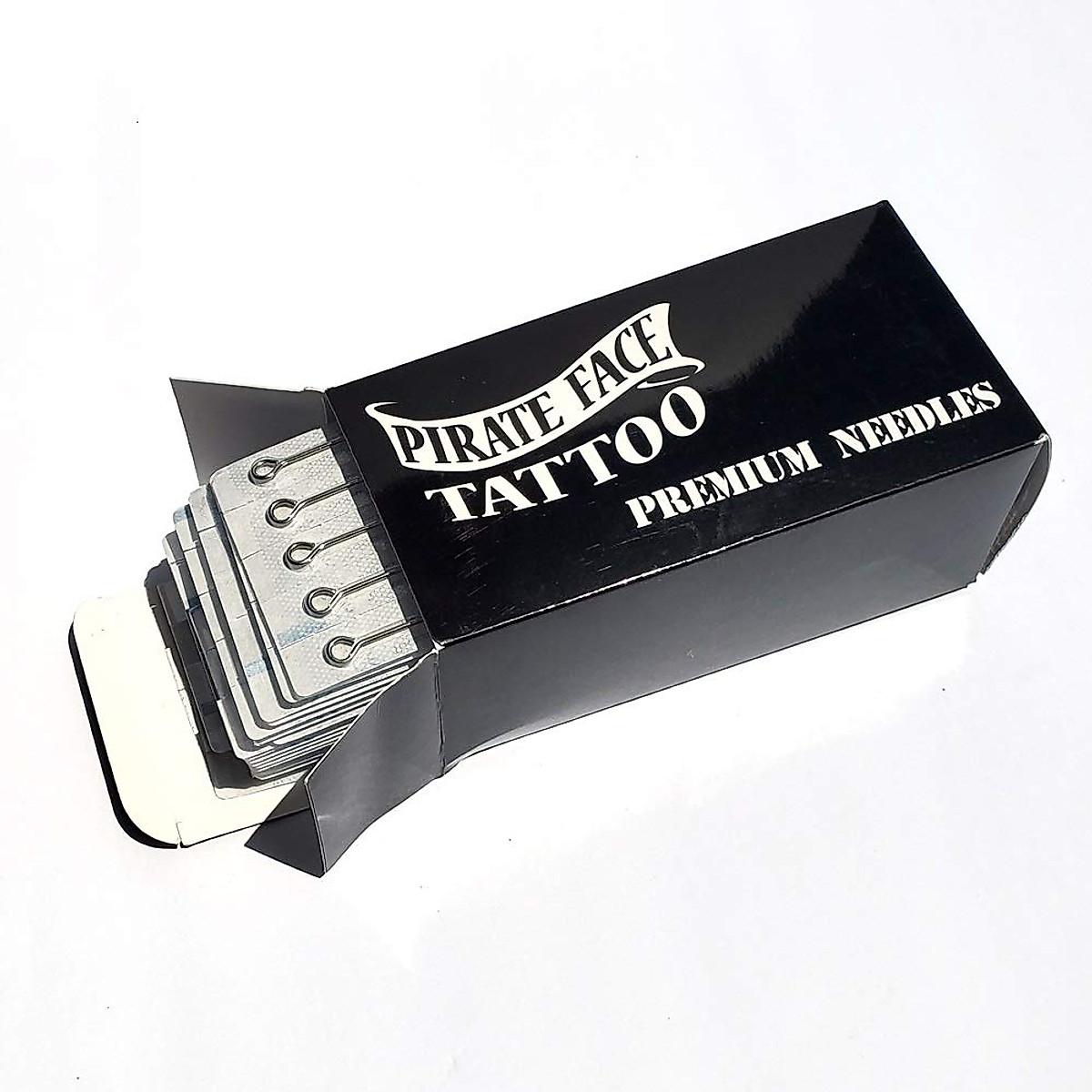 Pirate Face Tattoo PFT 100 pcs Assorted Tattoo Needles - Round Liner, Round Shader, Magnum Needle - 100pk by Pirate Face Tattoo