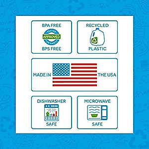 Re Play Made in USA - 6pk of 8.7" Replacement Straws for Re-Play Straw Cups - Reversible - No Pull Out Straight or Flexible Bend