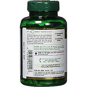 Nature's Bounty Milk Thistle Capsules, Herbal Supplement, 250 mg per Serving, 200 Count