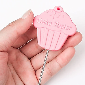 4 Pcs Cake Tester, Stainless Steel Cake Testing Needles Reusable Cake Probe Cake Skewer Needles for Kitchen Home Baking Tools Stocking Stuffers Christmas Gifts for Bakers