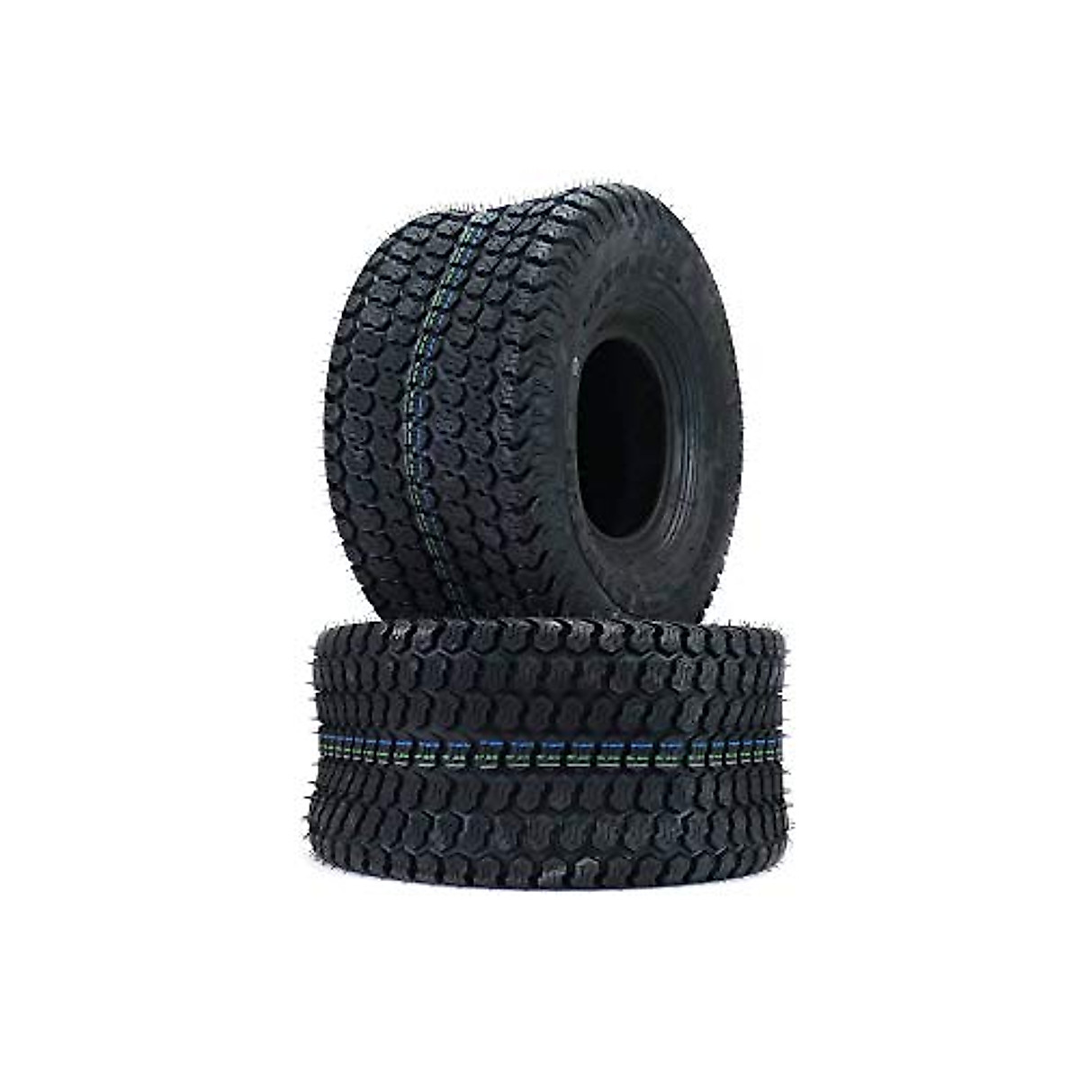 Set Of 2 Kenda K500 Super Turf Mower Tire 4 PLY 20X10.50X8