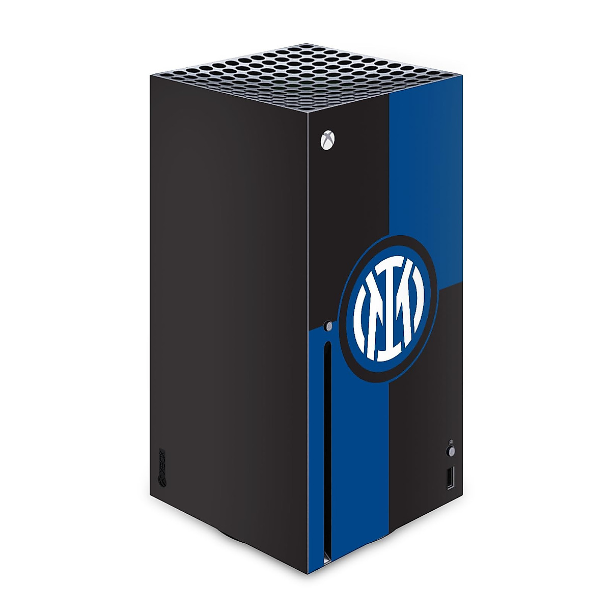 Head Case Designs Officially Licensed Inter Milan Flag Badge Vinyl Sticker Gaming Skin Decal Cover Compatible With Xbox Series X Console