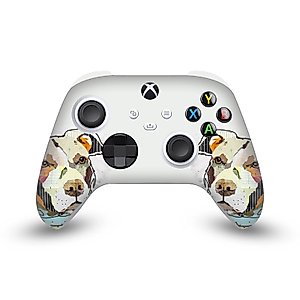 Head Case Designs Officially Licensed Michel Keck Pitbull Art Mix Vinyl Sticker Gaming Skin Decal Cover Compatible With Xbox Series X/S Controller