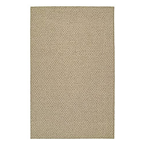 Garland Rug Town Square Beige Tan 9' x 12' Non Slip Area Rug for Living Rooms & Hallways, Stylish & Durable for High-Traffic Areas