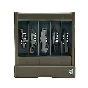 HALO 4” Hero Mission Pack - Spartan Gungnir and Elite Mercenary Action Figures Plus Weapons Infinite Accessories - UNSC Checkpoint