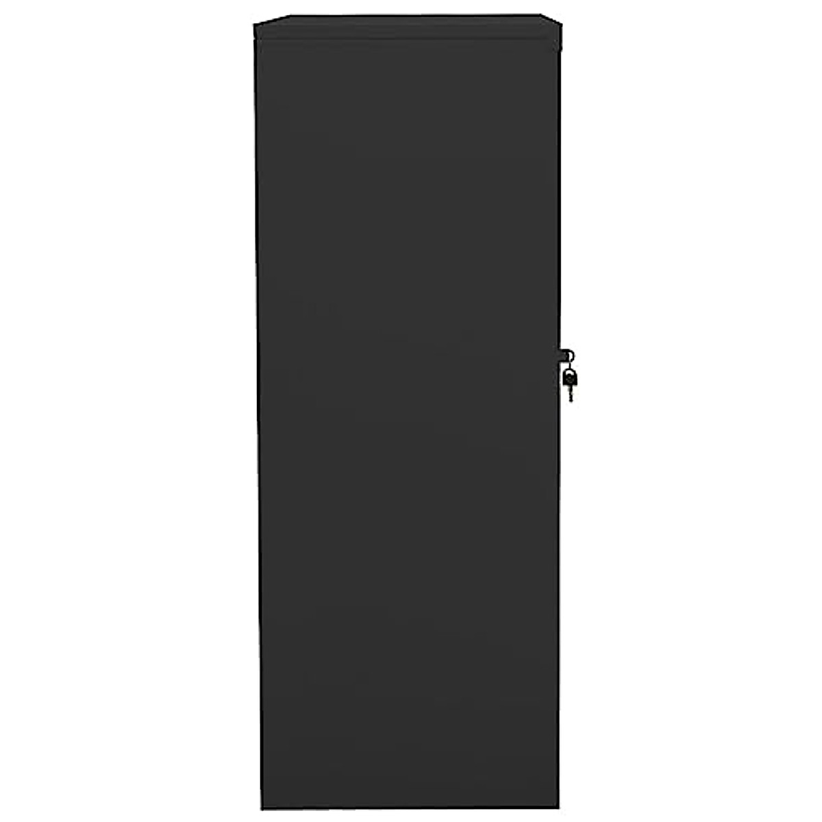 HOMIUSE 41" Office Cabinet Closet Storage Shelves Storage Cabinet Locker Shelf Pantry Shelves Kitchen Storage Metal File Cabinets Locking Cabinet Anthracite Steel Adjustable Shelves with Doors