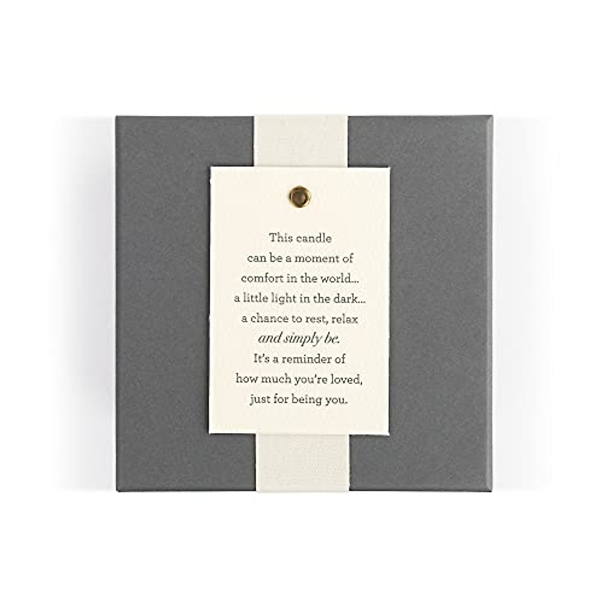 Comfort White Lavender Scented Vanilla Candle 7 Ounce Glass Soy Giving Collection