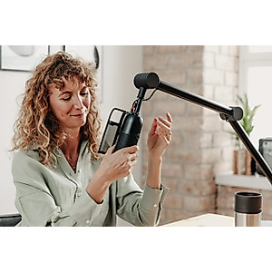 CHERRY MA 3.0 UNI Premium Microphone Arm Stand. Adjustable and Universal Mic. Made of Aluminum with Desk Clamp, Versatile Mounting perfect for Podcast, Streaming, Gaming or Office