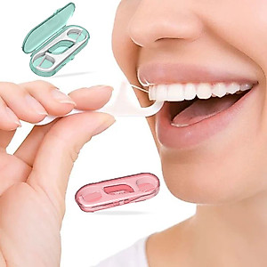 High Toughness Professional Toothpicks Sticks Dental Floss Picks 120 Picks Threader Flosser with 12 Storage Cases, flossing for Family,Hotel,Travel