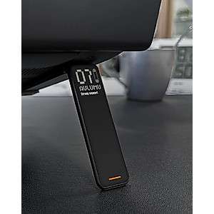 Aulumu G07 Portable Laptop Stand, Pop Up Leg Stands Laptop, Ergonomic Laptop Riser Lift for Desk for All Laptops, Tablets, 8-20'', Black