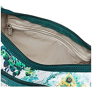 Classic Hobo Florescent Floral Blanc print