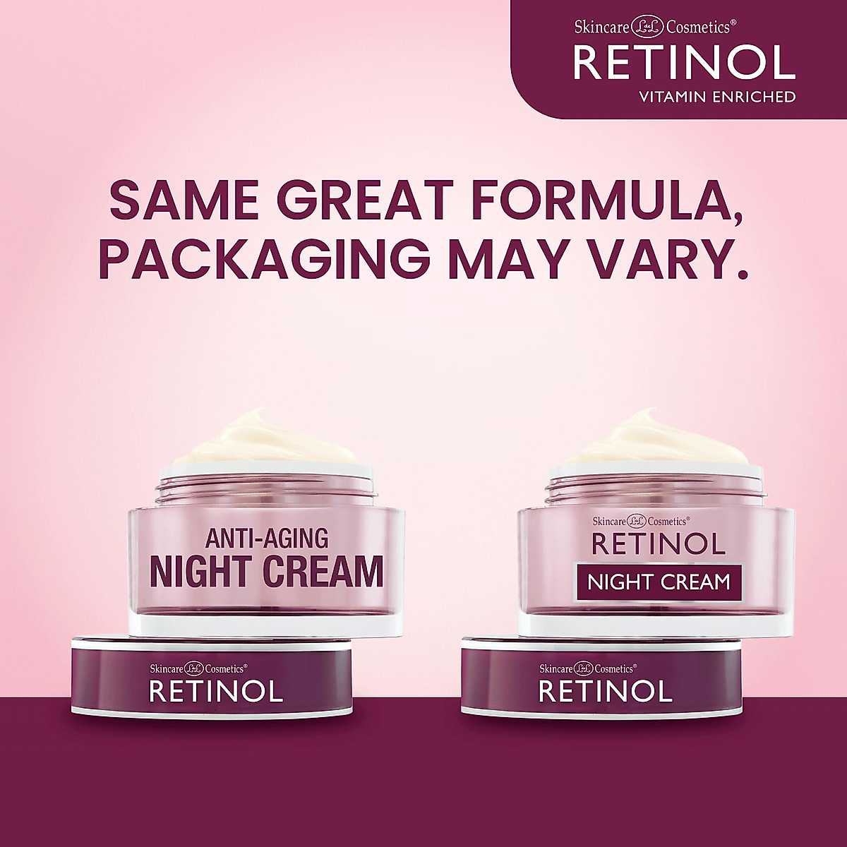 Retinol Night Cream – The Original Anti-Aging Retinol For Younger Looking Skin – Luxurious Restorative Moisturizer Works While You Sleep to Reduce Fine Lines And Other Signs of Aging