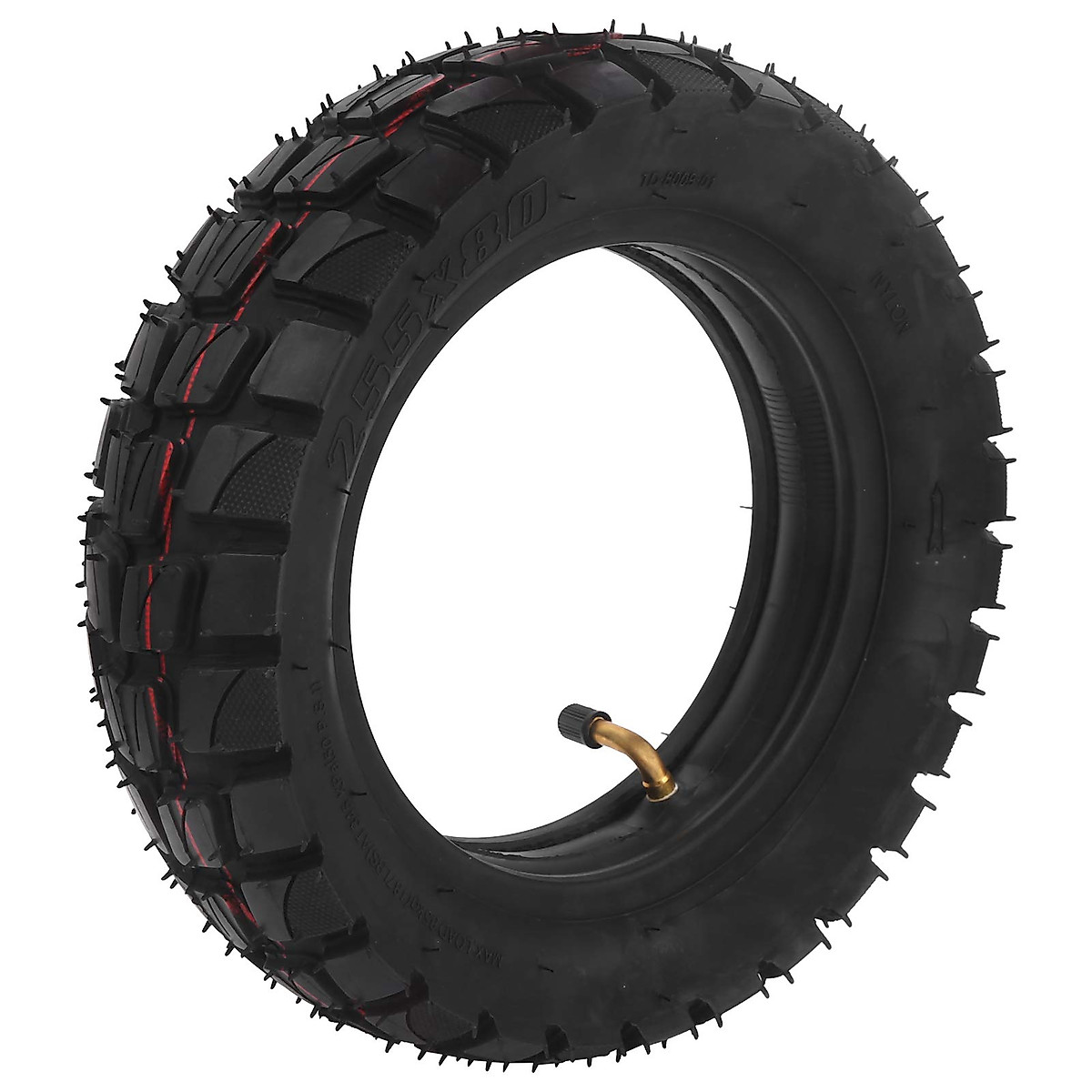 Yosoo Tire and Inner Tube, Sturdy 10in Inflatable Tyre for Electric Scooter for Scooter
