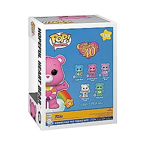Funko Pop! Animation: Care Bears 40th Anniversary - Hopeful Heart Bear with Glow in The Dark Chase (Styles May Vary)