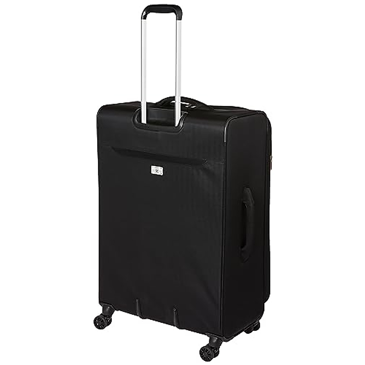 DELSEY Paris Sky Max 2.0 Softside Expandable Luggage with Spinner Wheels, Black, Checked-Medium, 24 Inch