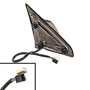 Paragon Towing Mirrors for 2010-18 Dodge Ram 1500/2500/3500 - Powered Glass, Heated, Turn Signals, Puddle Light, Temp Sensor - Chrome Pair Set