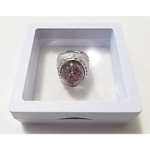 JM Set of 3 pcs Transparent 3D Floating Frame Display Holder/Box/Frames for Challenge Coins, AA Medallions, Antique, Jewelry,Gift, White, 2.75 x 2.75 x 0.75 Inches