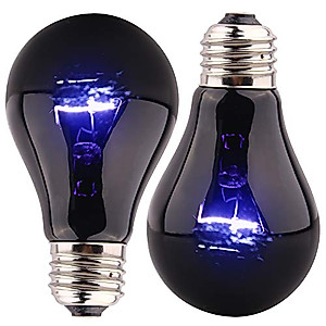 Reptile Heat Lamp - 60 Watt Reptile Night Heat Bulb Terrarium Moon-Like Light Bulb for Bearded Dragon Gecko Snake Turtle and Lizard