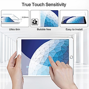 ProCase 1 Pack for 10.5" iPad Air 3rd 2019 / iPad Pro 2017 Screen Protector, Tempered Glass Film Guard for iPad 10.5 Air 3 / iPad Pro 10.5 2017