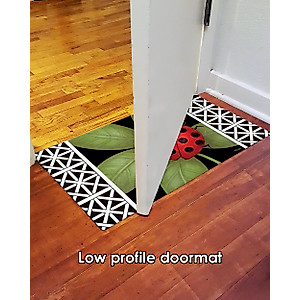 Toland Home Garden 800054 Ladybug Summer Door Mat 18x30 Inch Outdoor Doormat for Entryway Indoor Entrance