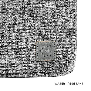 Comfyable Tablet Sleeve Compatible for 12.9 Inch iPad Pro M2 2022 M1 2021 2020 and Smart/Magic Keyboard with Accessory Pocket & Pencil Holder - Water-Repellent Protective Pouch Case for iPad, Grey