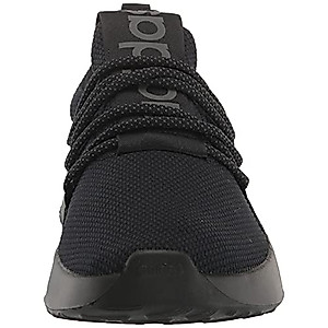 adidas mens Lite Racer Adapt 5.0 Running Shoe, Black/Black/Grey (Wide), 11.5 Wide US