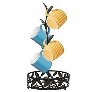 FAYAMILA Mug Holder, Countertop Mug Tree,Space Saving Coffee Cup Holder for Countertop,Ideal Coffee Bar Organizer & Kitchen Organizer