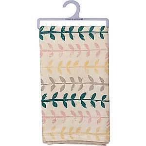 Primitives by Kathy Thankful Grateful Blessed Kitchen Towel