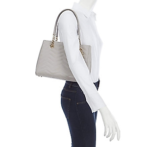 Kate Spade New York Reese Park Small Courtnee Leather Bag, Ash Grey