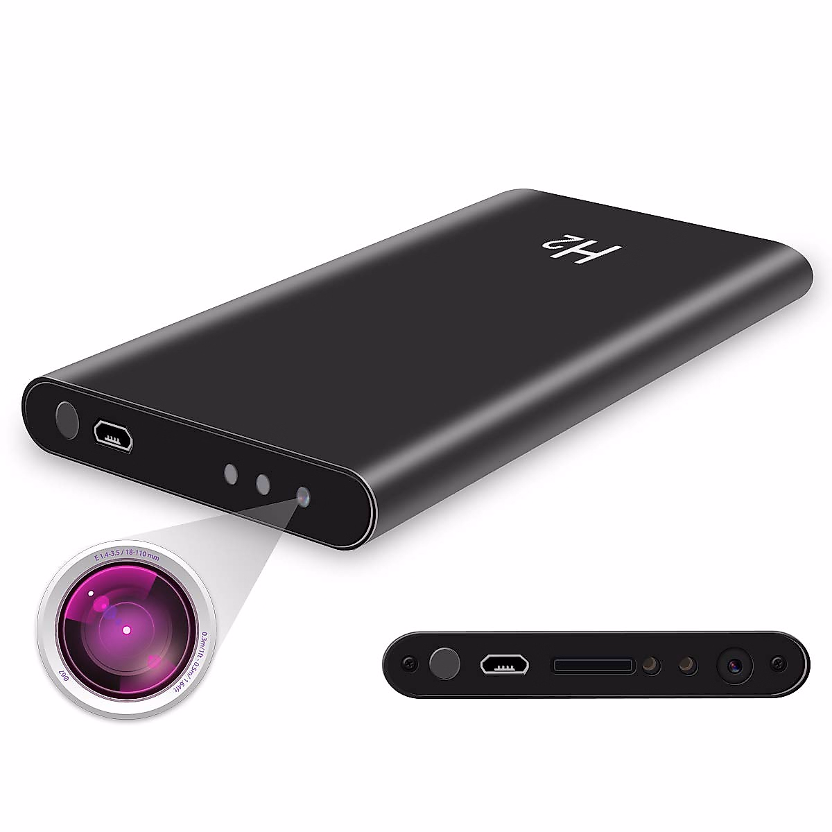 CAMAKT Hidden Camera, HD 1080P 5000mAh Portable Digital Power Bank Spy Camera, Long Time Video Recording with Loop Recording Wireless Security Nanny Cam for Home and Office, No WiFi Function.