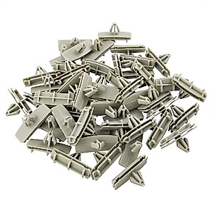 Mean Mug Auto 23181-6133A 50x Fender Flare Moulding Clips - Compatible with: Chrysler, Jeep - Wrangler, Liberty - Replaces OEM #: 55157055-AA, 55157065-AA, 68039280-AA